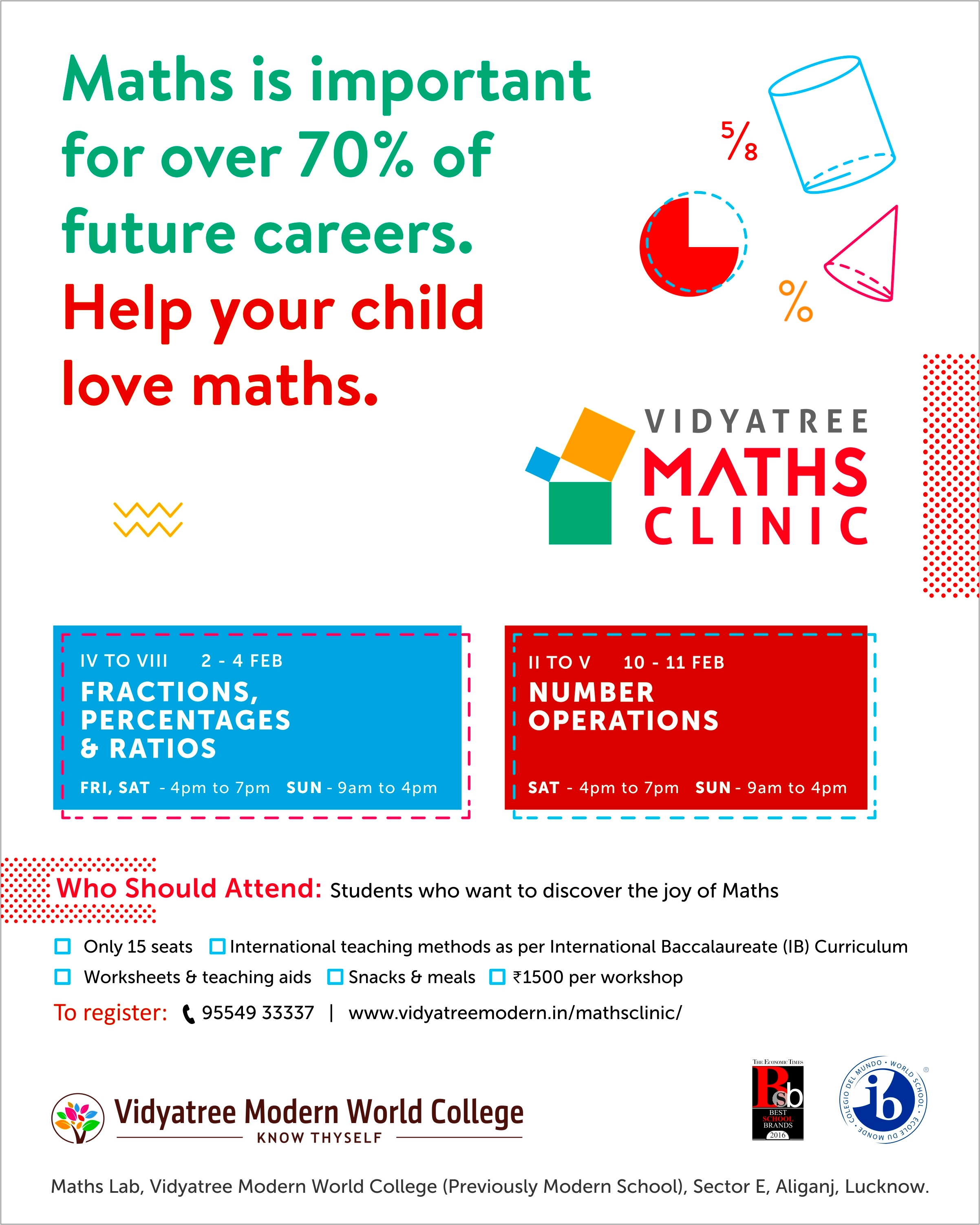 Maths Clinic Poster Feb - Modern School