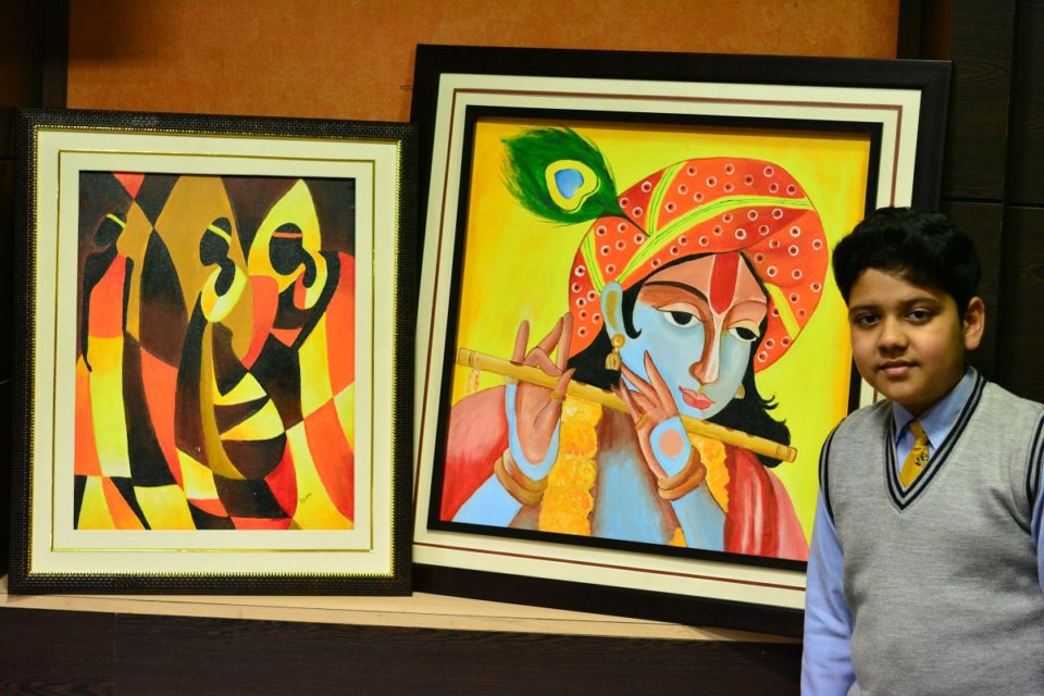 The credit for my skills goes to my school and Art Teachers – Modern School